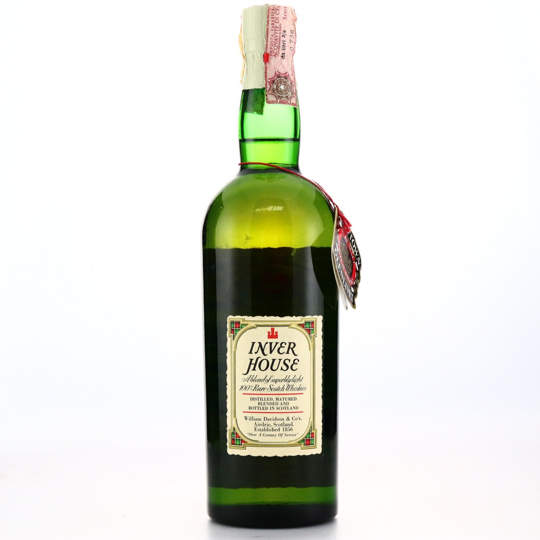 Inver House Green Plaid 1970s | Whisky Auctioneer