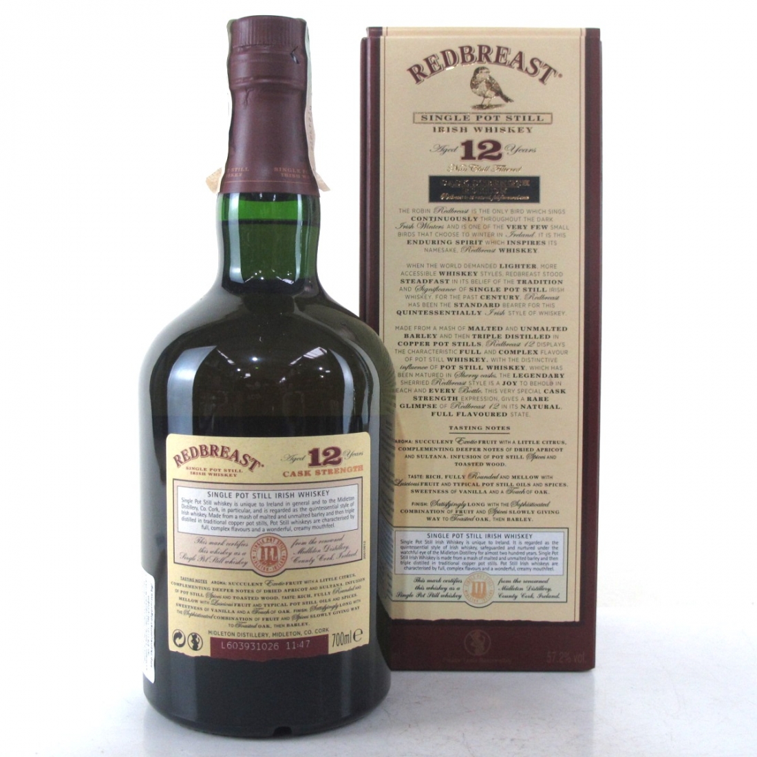Redbreast 12 Year Old Cask Strength Edition | Whisky Auctioneer