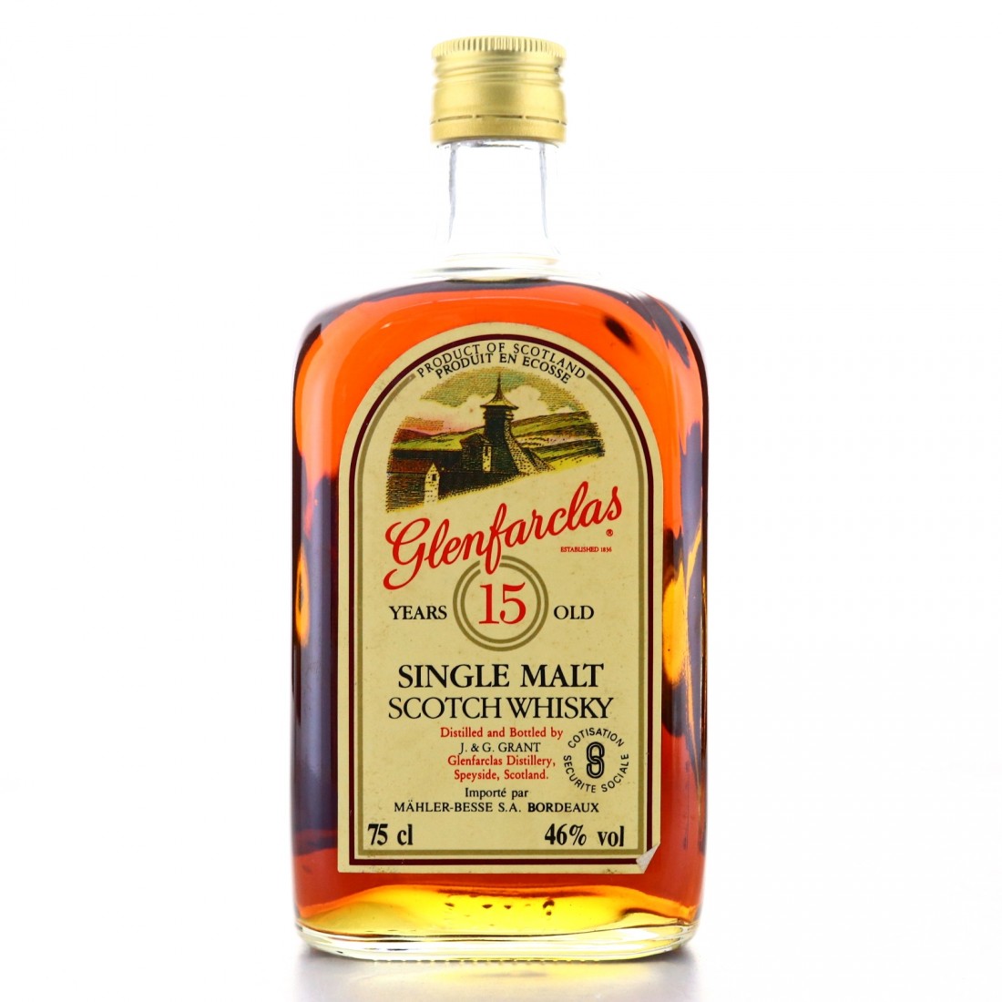 Glenfarclas 15 Year Old 1980s / Mahler-Besse Import | Whisky Auctioneer