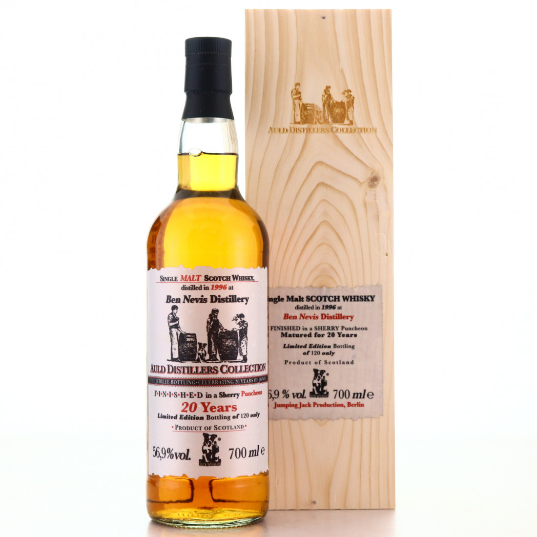 Ben Nevis 1996 Jack Wiebers 20 Year Old / Auld Distillers Collection ...