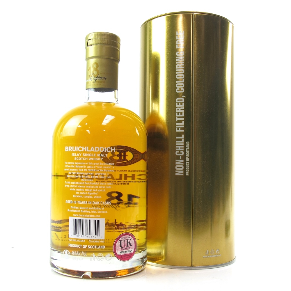 Bruichladdich 18 Year Old Second Edition Whisky Auctioneer