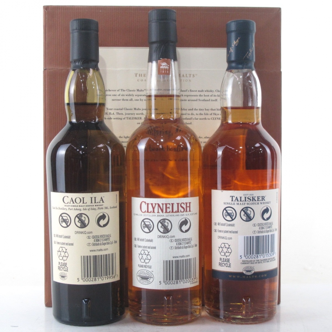 Classic Malts Collection 3 x 20cl / Caol Ila, Clynelish & Talisker ...