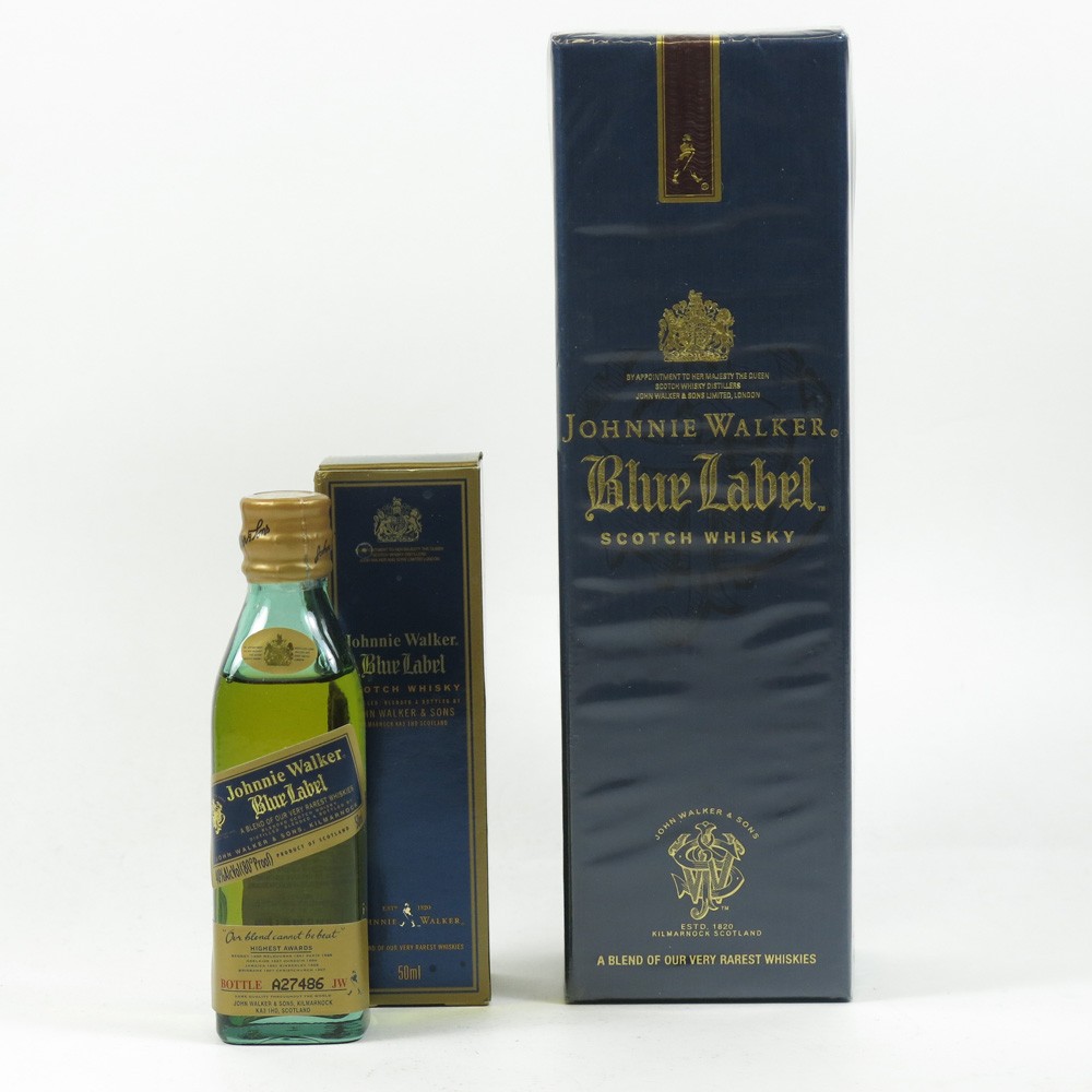Johnnie Walker Blue Label 20cl and 5cl | Whisky Auctioneer