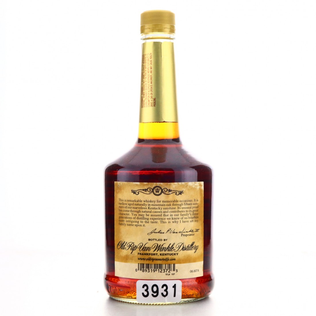 Old Rip Van Winkle 15 Year Old 2002 / Stitzel-Weller | Whisky Auctioneer