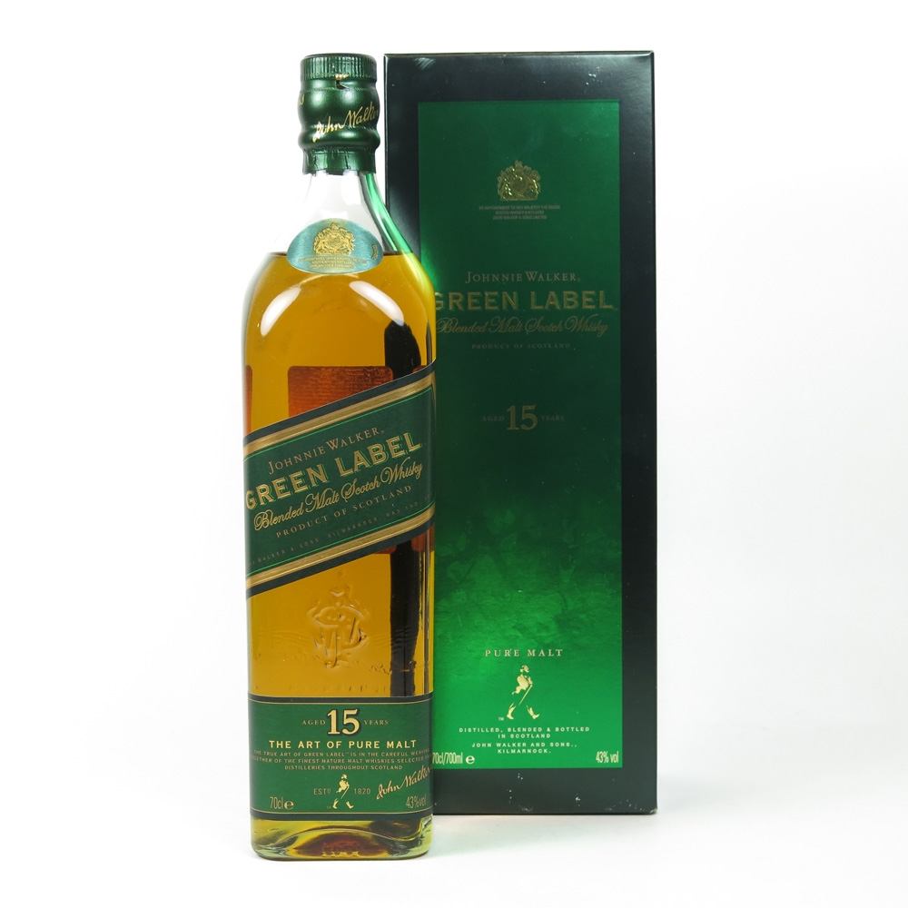 Johnnie Walker Green Label 15 Year Old | Whisky Auctioneer
