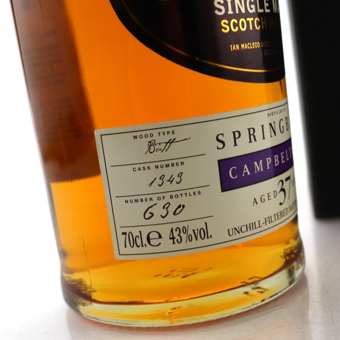 Springbank 1970 Chieftain's 37 Year Old | Whisky Auctioneer