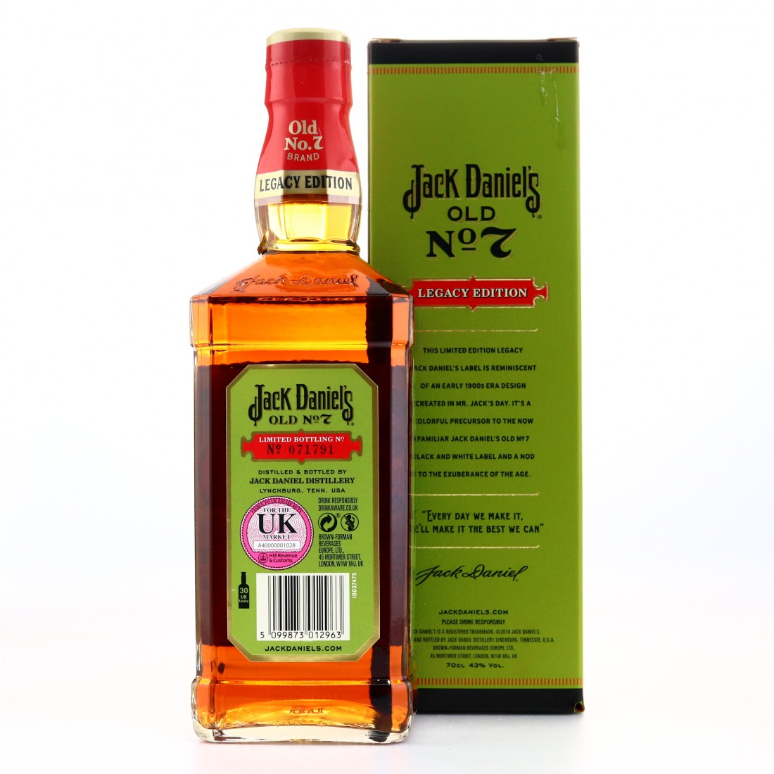 Jack Daniel's Old No.7 Legacy Edition | Whisky Auctioneer
