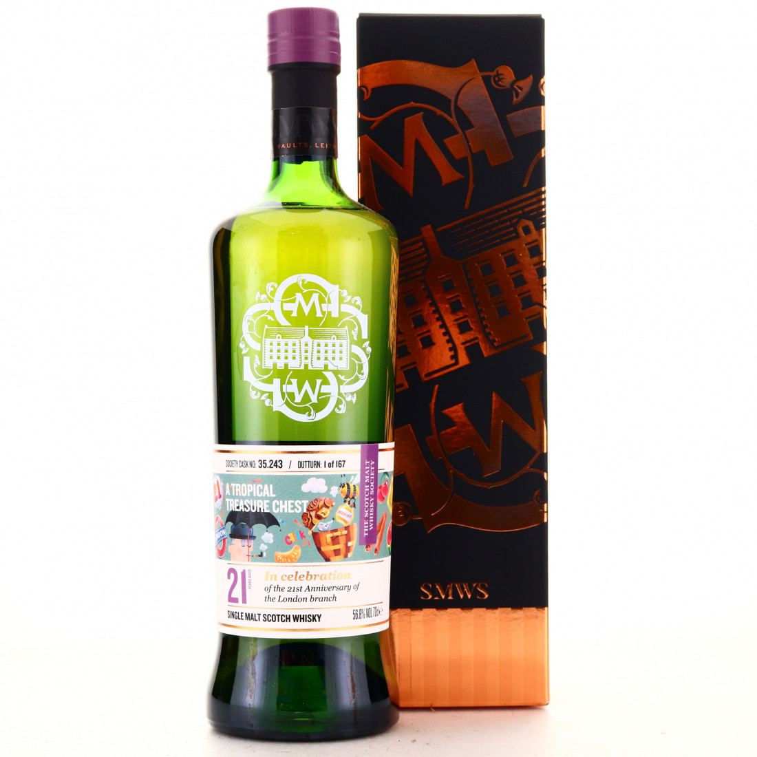 Glen Moray 21 Year Old SMWS 35.243 / 21st Anniversary of the London ...