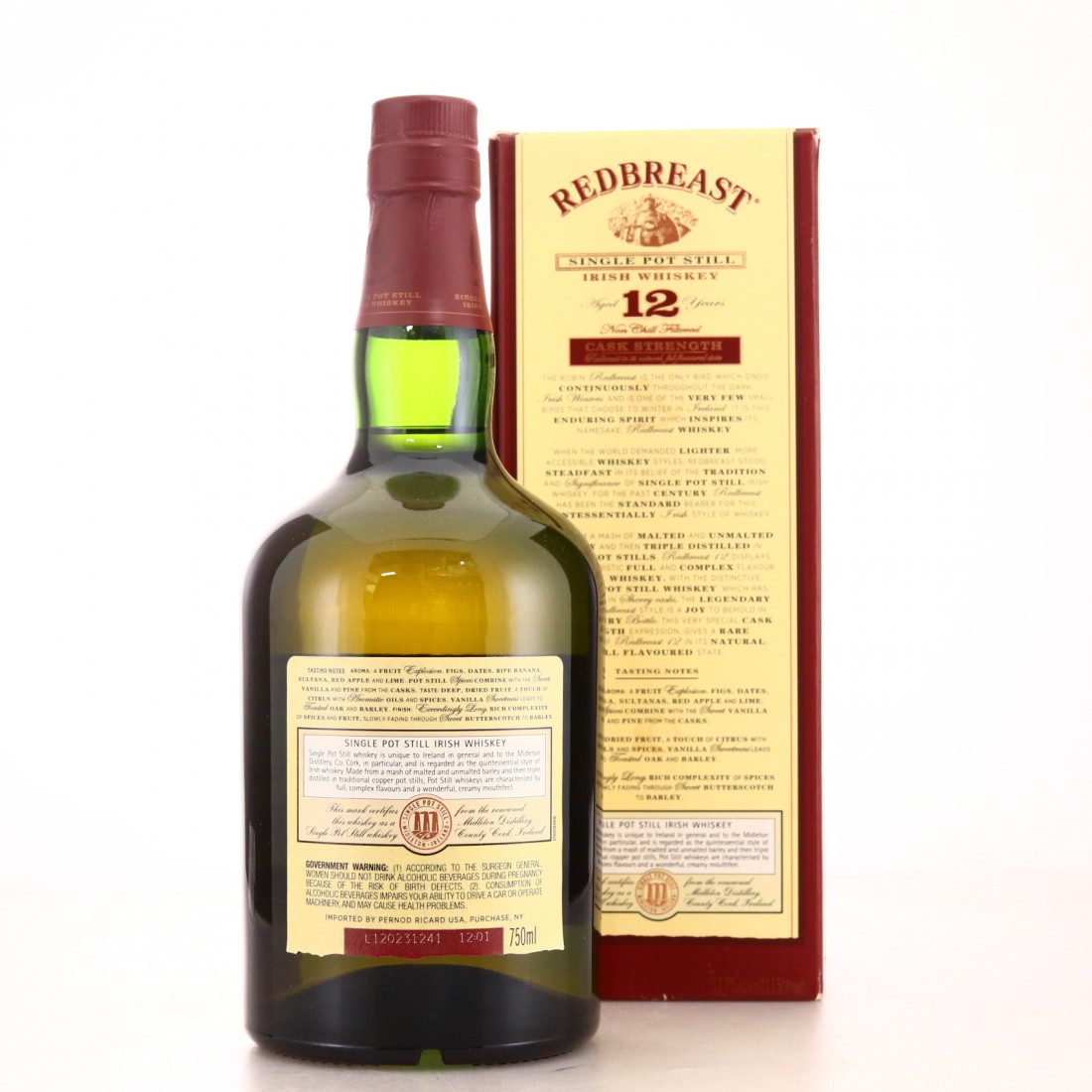 Redbreast 12 Year Old Cask Strength #B1/11 75cl / US Import | Whisky ...