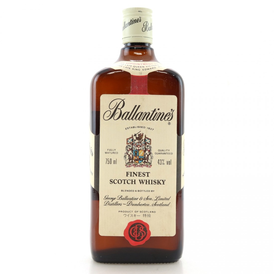 Ballantine's Finest Scotch Whisky 1980s / Japanese Import | Whisky ...