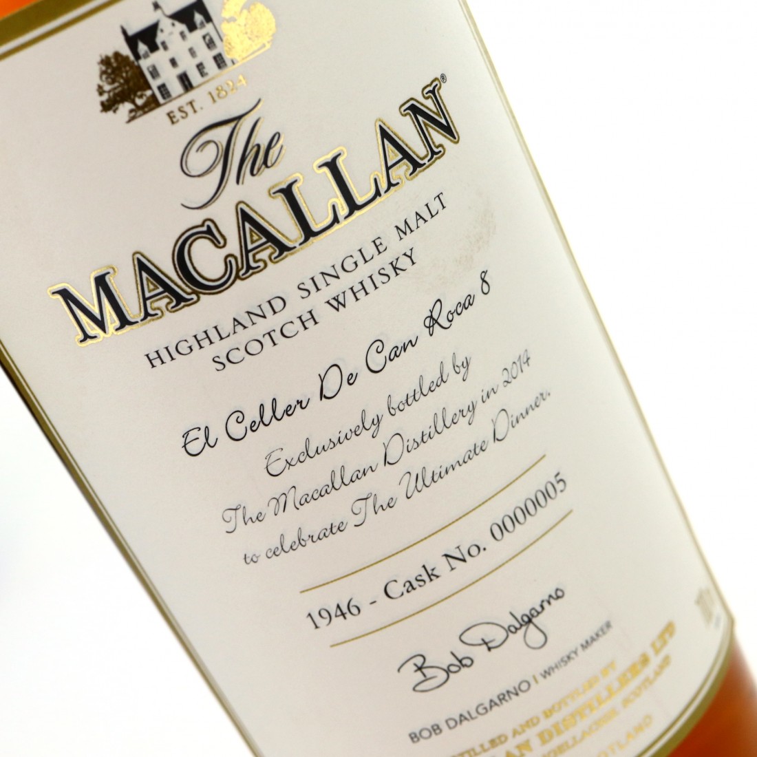 Macallan 1946 The Ultimate Dinner Single Cask #5 / El Celler de Can ...