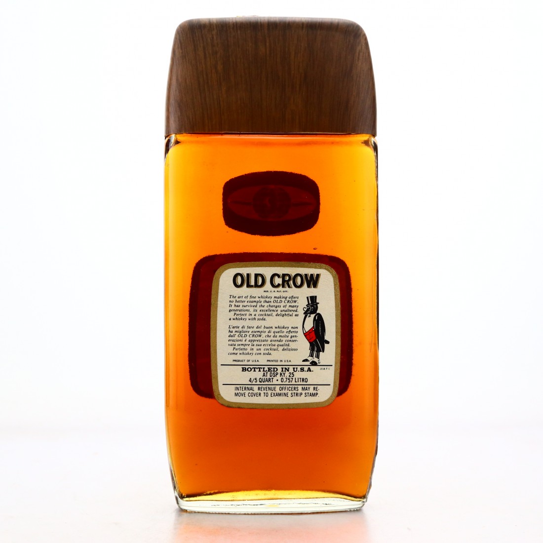 Old Crow Traveler Fifth Bourbon 1970s | Whisky Auctioneer