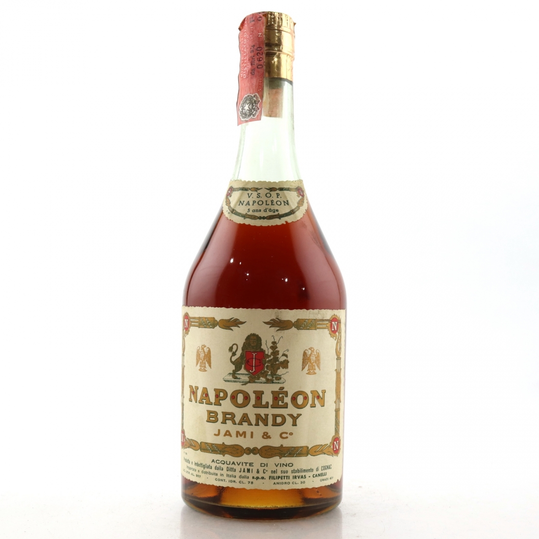 Jami & Co Napoleon 5 Year Old Brandy circa 1960s/1970s | Whisky Auctioneer