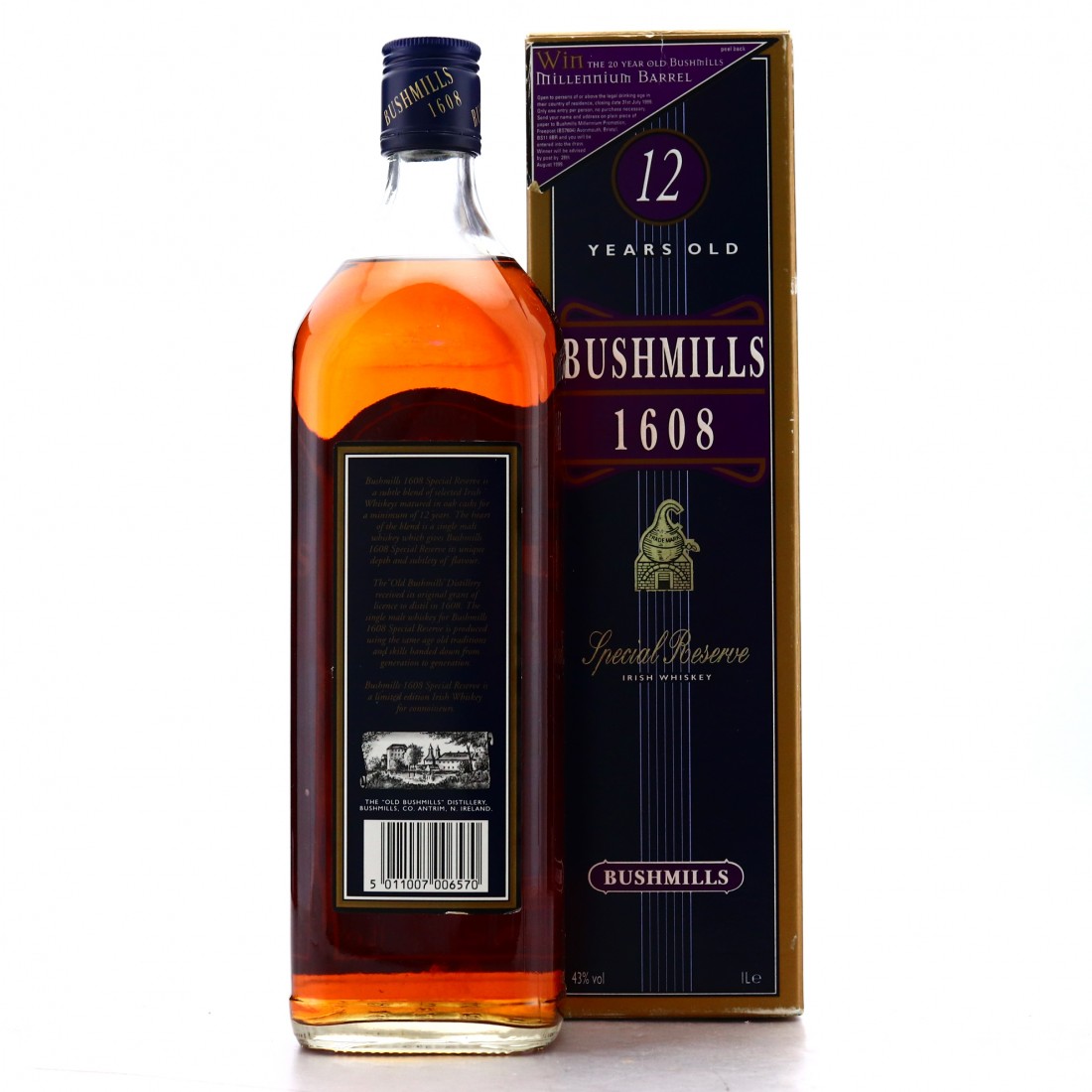 Bushmills '1608' Special Reserve 12 Year Old 1 Litre | Whisky Auctioneer