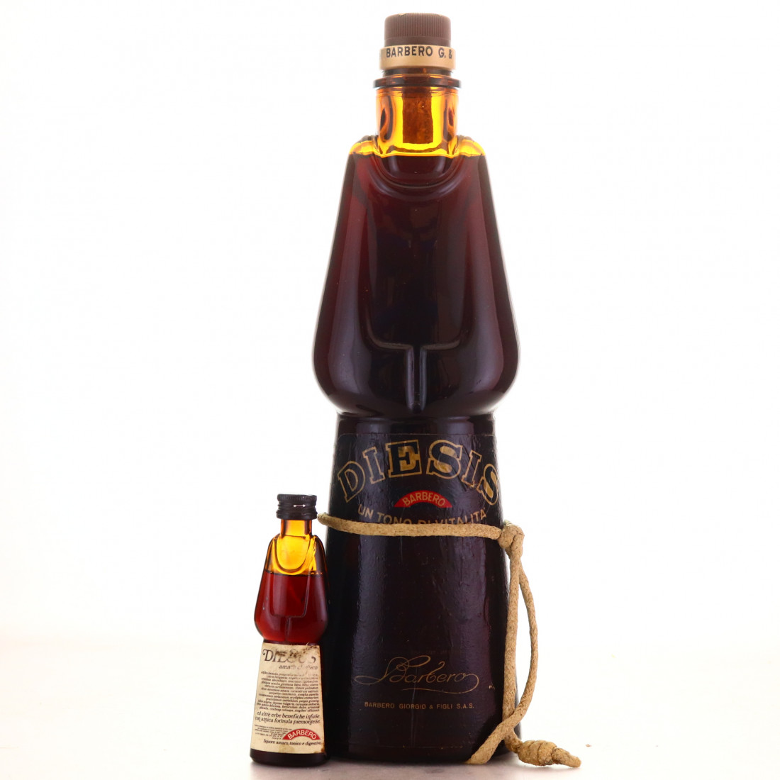 Barbero Diesis 1 Litre 1970s with Miniature | Whisky Auctioneer