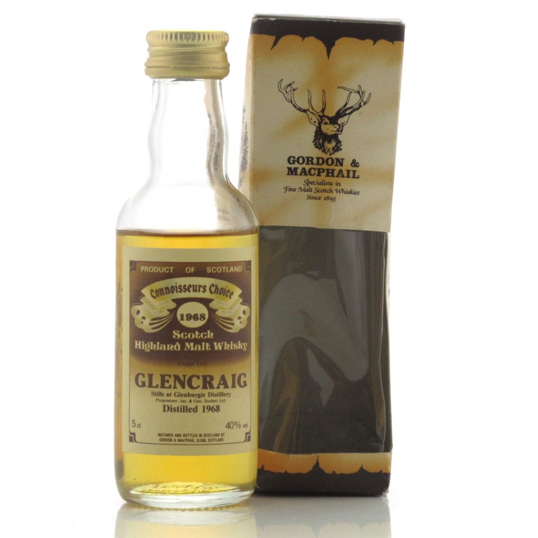 Glencraig 1968 Gordon and McPhail Miniature 5cl | Whisky Auctioneer