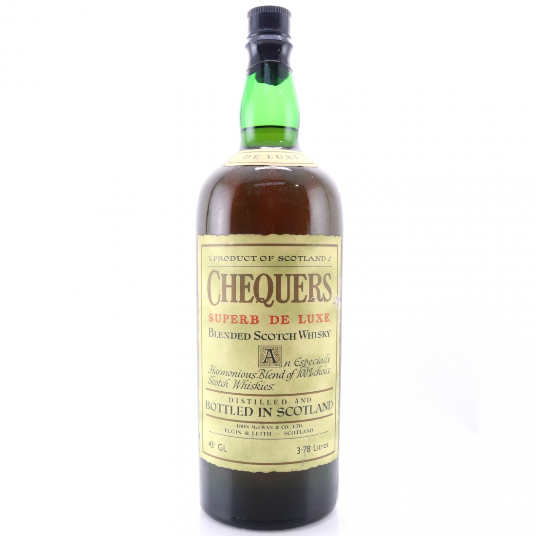 Chequers De Luxe 3.78 Litre 1970s | Whisky Auctioneer