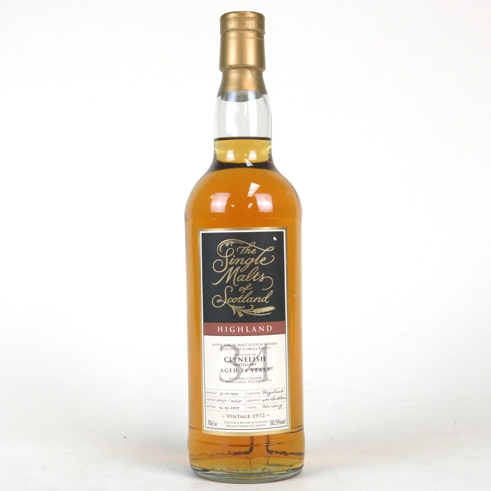 Clynelish 1972 Single Malts of Scotland 34 Year Old | Whisky Auctioneer