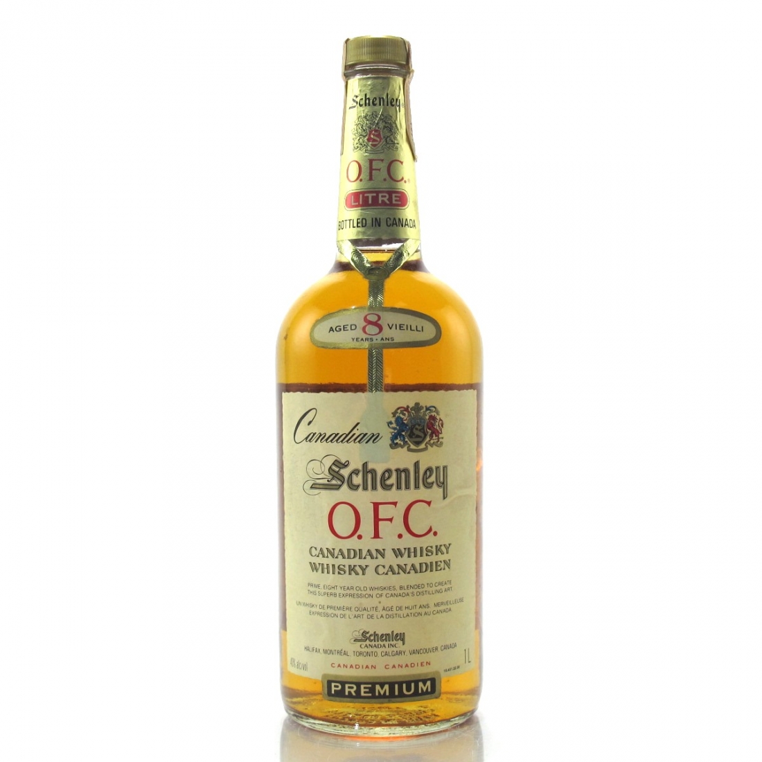 Schenley OFC 1979 8 Year Old Canadian Whiskey 1 Litre | Whisky Auctioneer