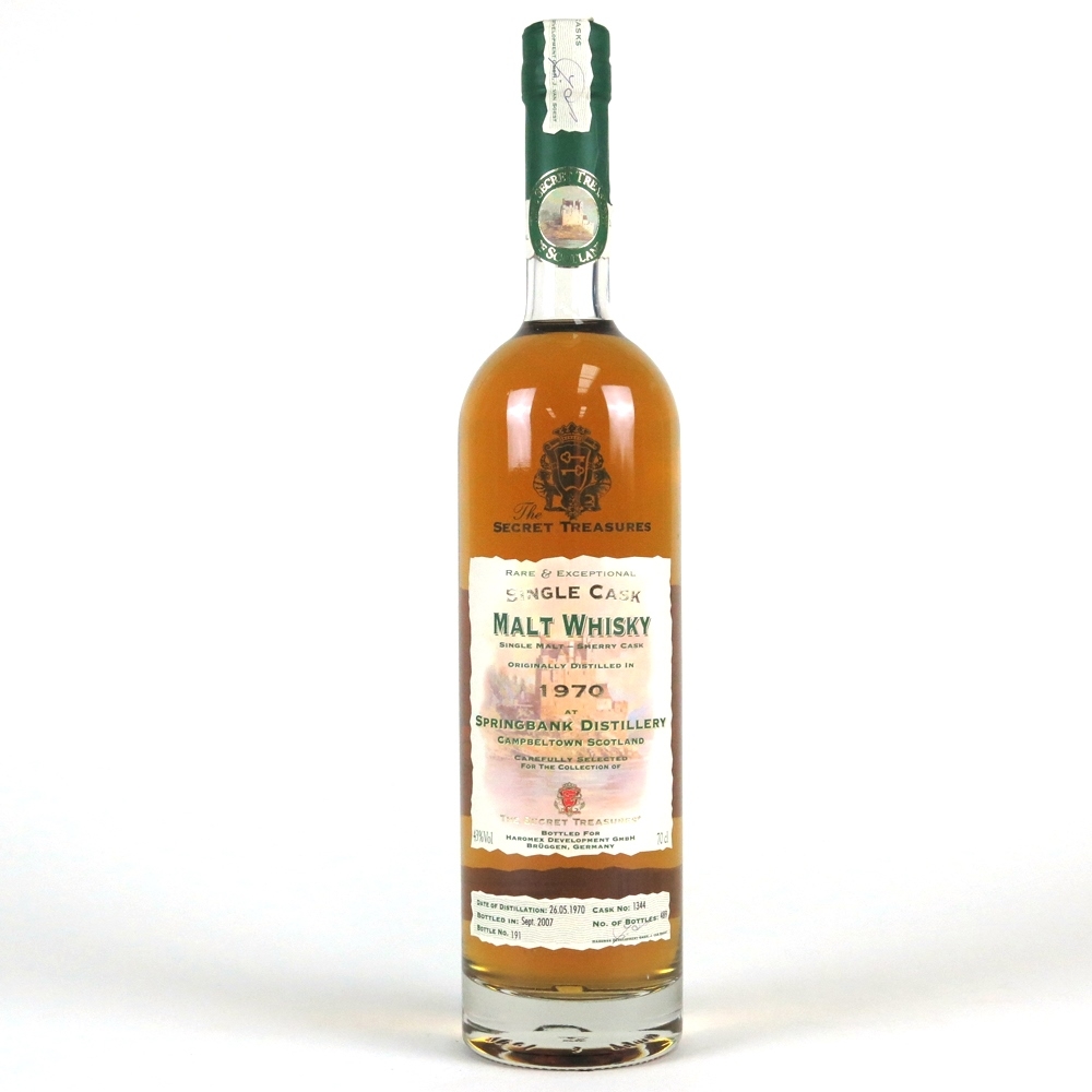 Springbank 1970 The Secret Treasures 37 Year Old | Whisky Auctioneer