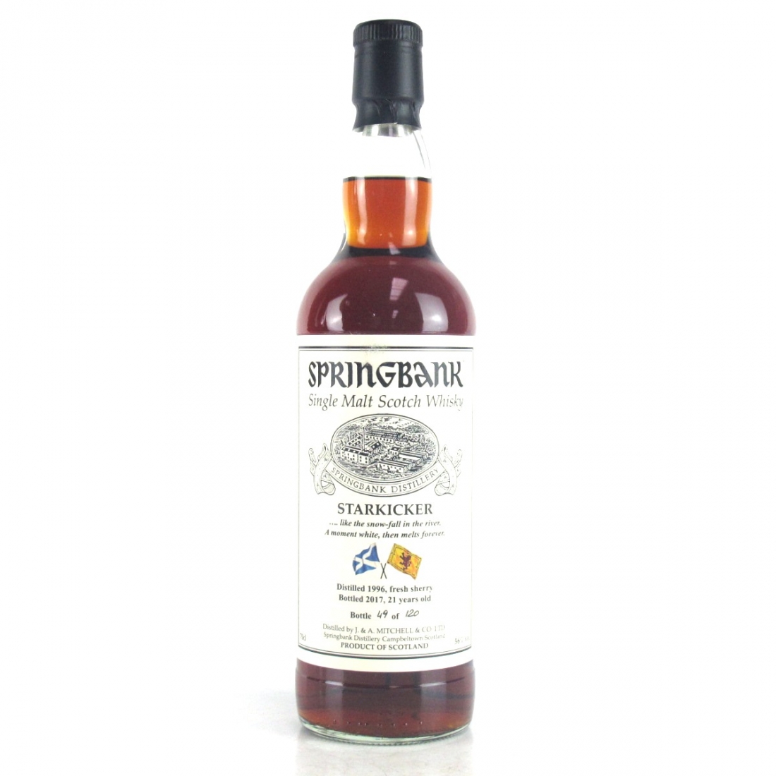 Springbank 1996 Single Cask 21 Year Old / Starkicker 56% | Whisky ...