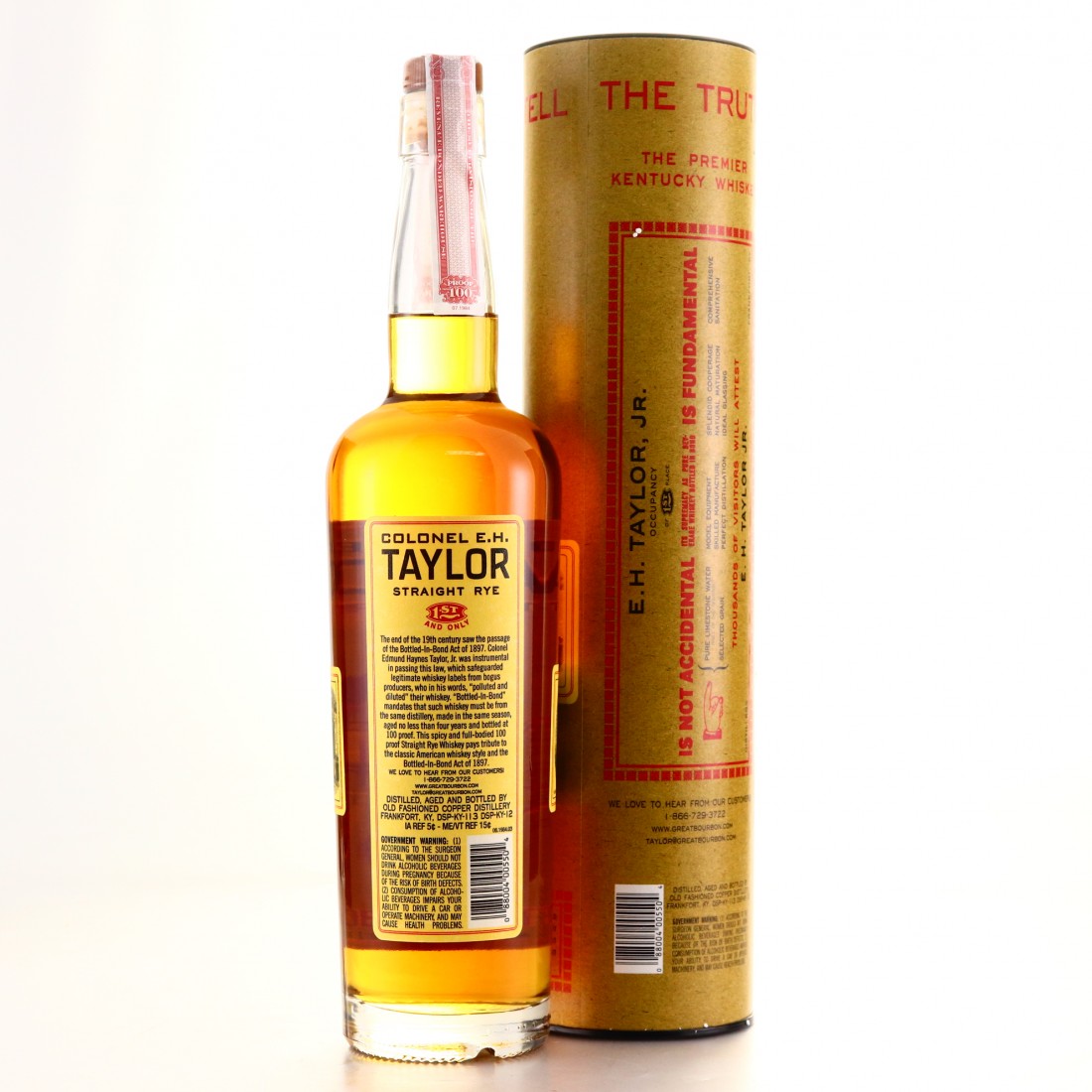 Colonel E.H Taylor Straight Rye | Whisky Auctioneer