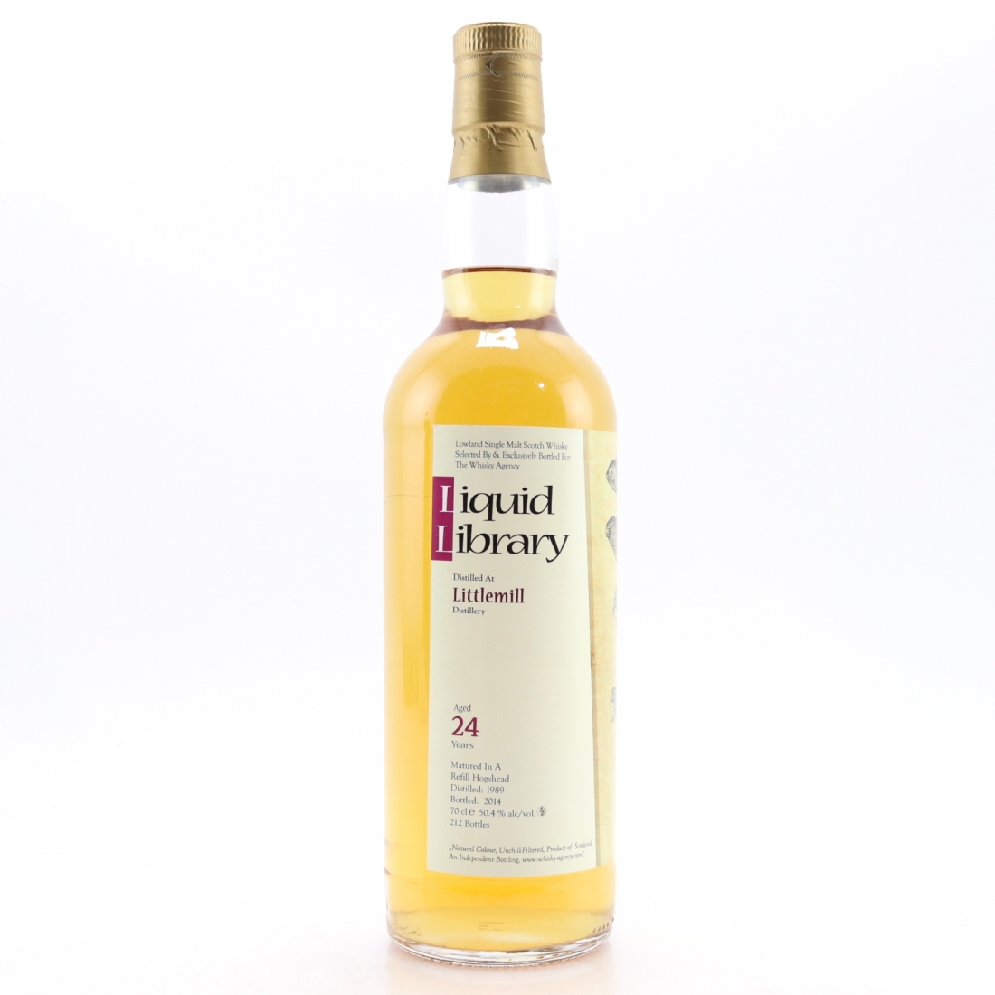 Littlemill 1989 Whisky Agency 24 Year Old / Liquid Library | Whisky ...