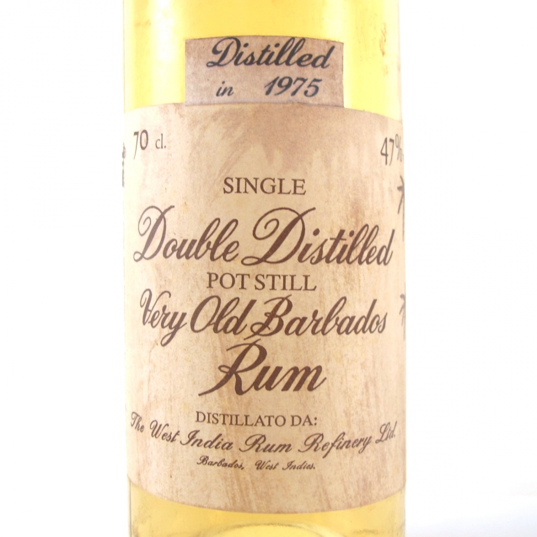 West India Rum Refinery 1975 Barbados Rum | Whisky Auctioneer