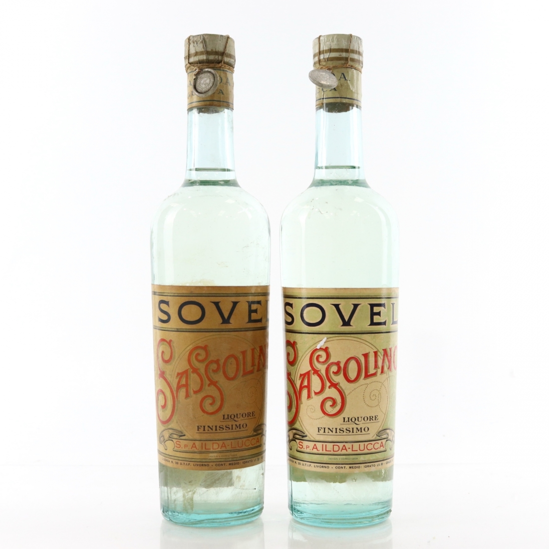 Sovel Sassolino 2 x 50cl 1950s | Whisky Auctioneer