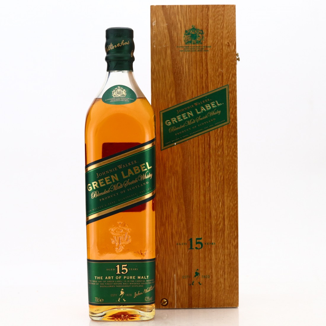 Johnnie Walker Green Label 15 Year Old | Whisky Auctioneer