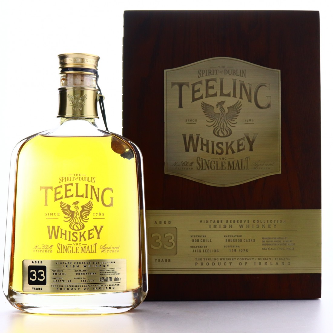 Teeling 33 Year Old Vintage Reserve Single Malt | Whisky Auctioneer