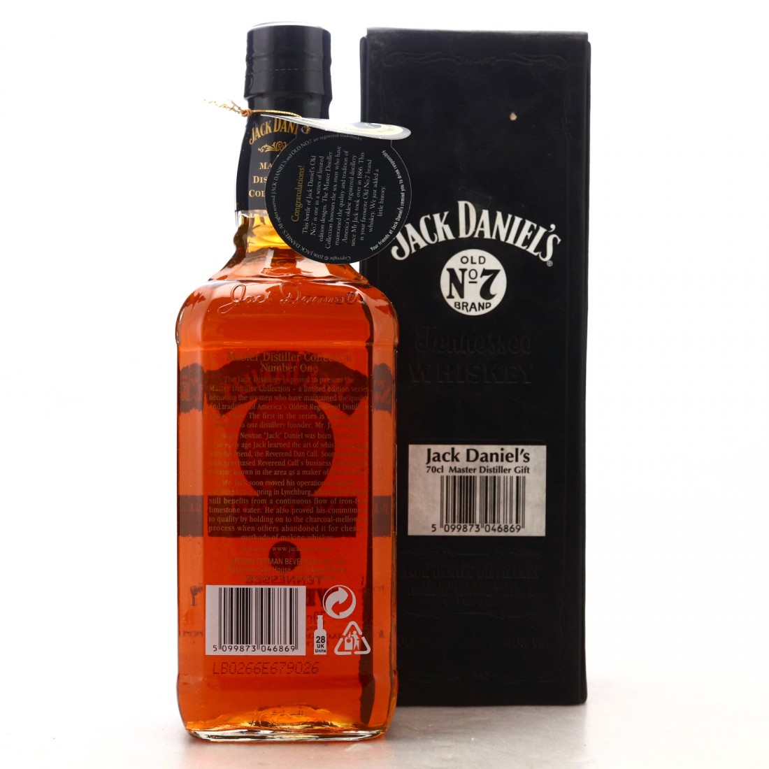 Jack Daniel's Master Distiller Batch #1 / Jasper Newton "Jack" Daniel ...