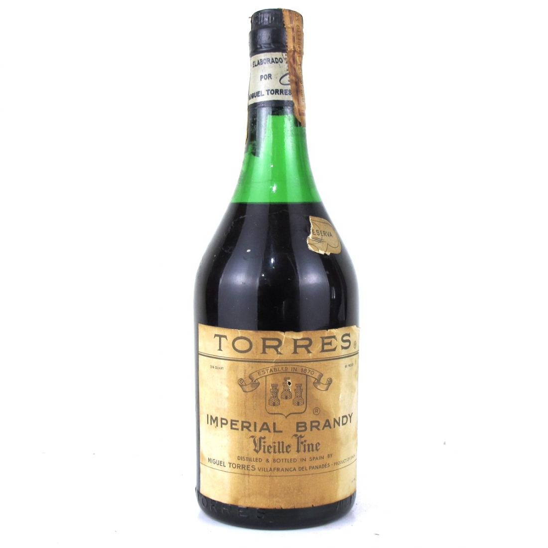 Torres Imperial Vieille Fine Brandy 1970s | Whisky Auctioneer