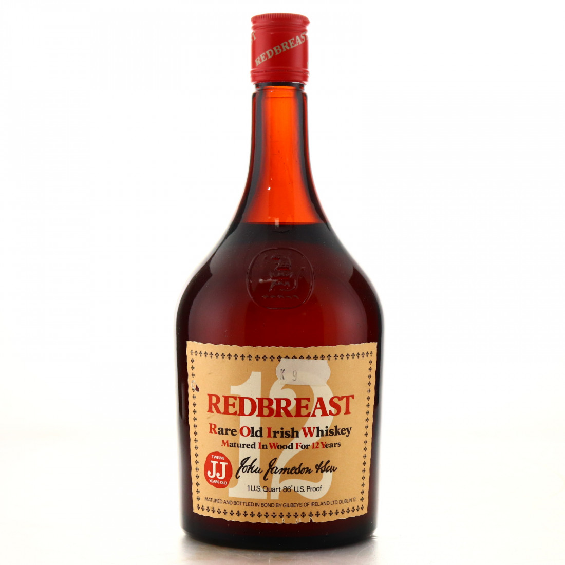 John Jameson and Son Redbreast 12 Year Old Quart 1978 | Whisky Auctioneer