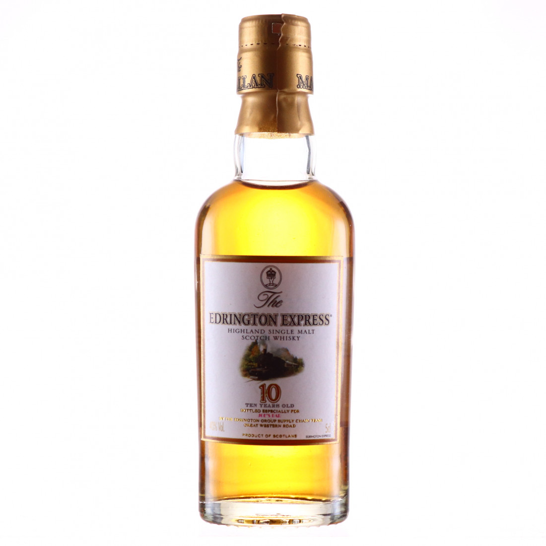 Macallan 10 Year Old The Edrington Express Miniature | Whisky Auctioneer