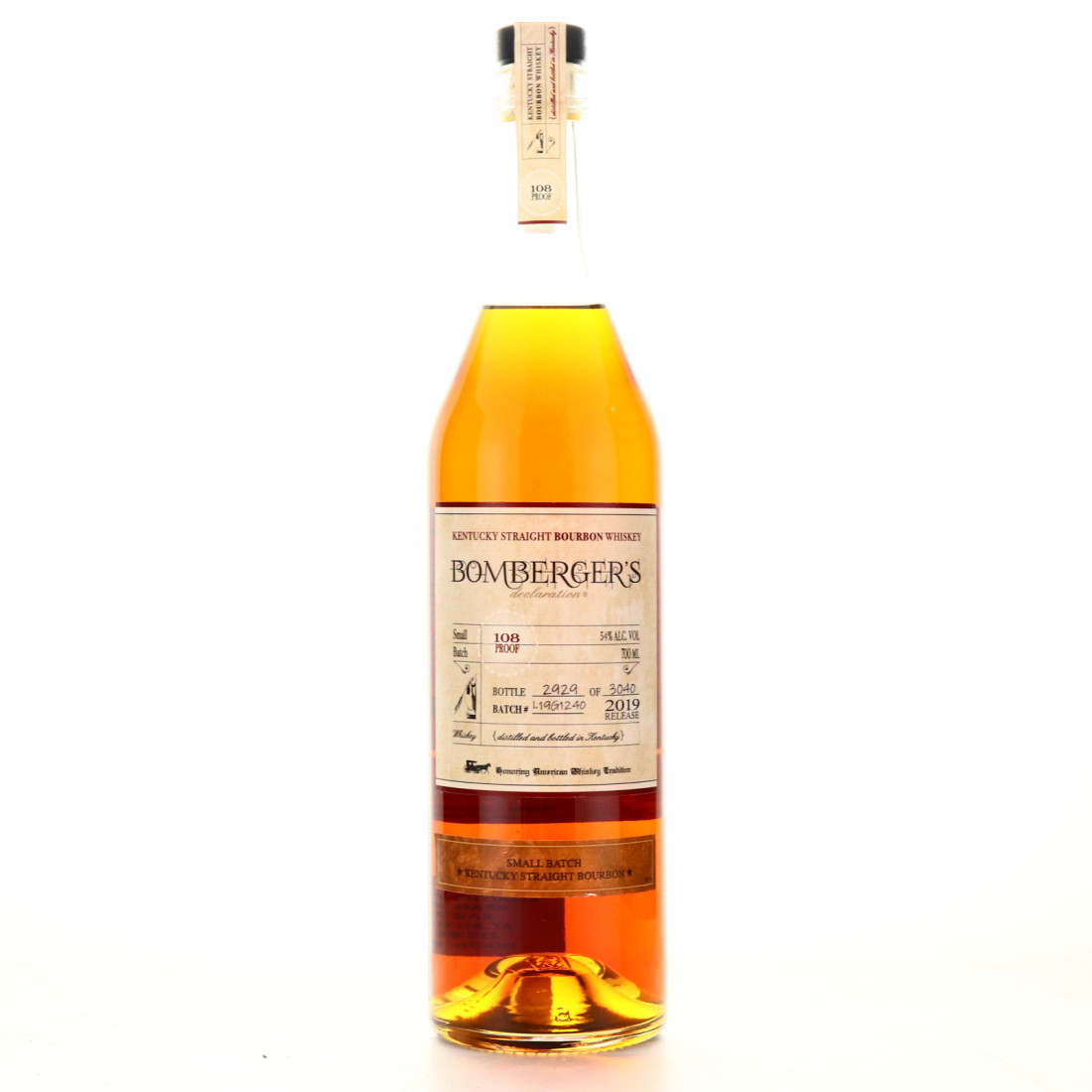 Bomberger's Declaration Kentucky Straight Bourbon 2019 | Whisky Auctioneer