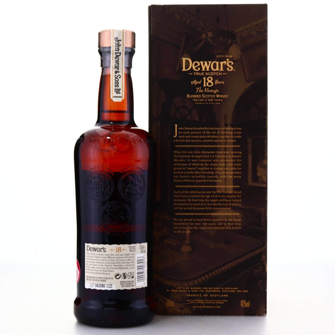 Dewar's 18 Year Old The Vintage | Whisky Auctioneer