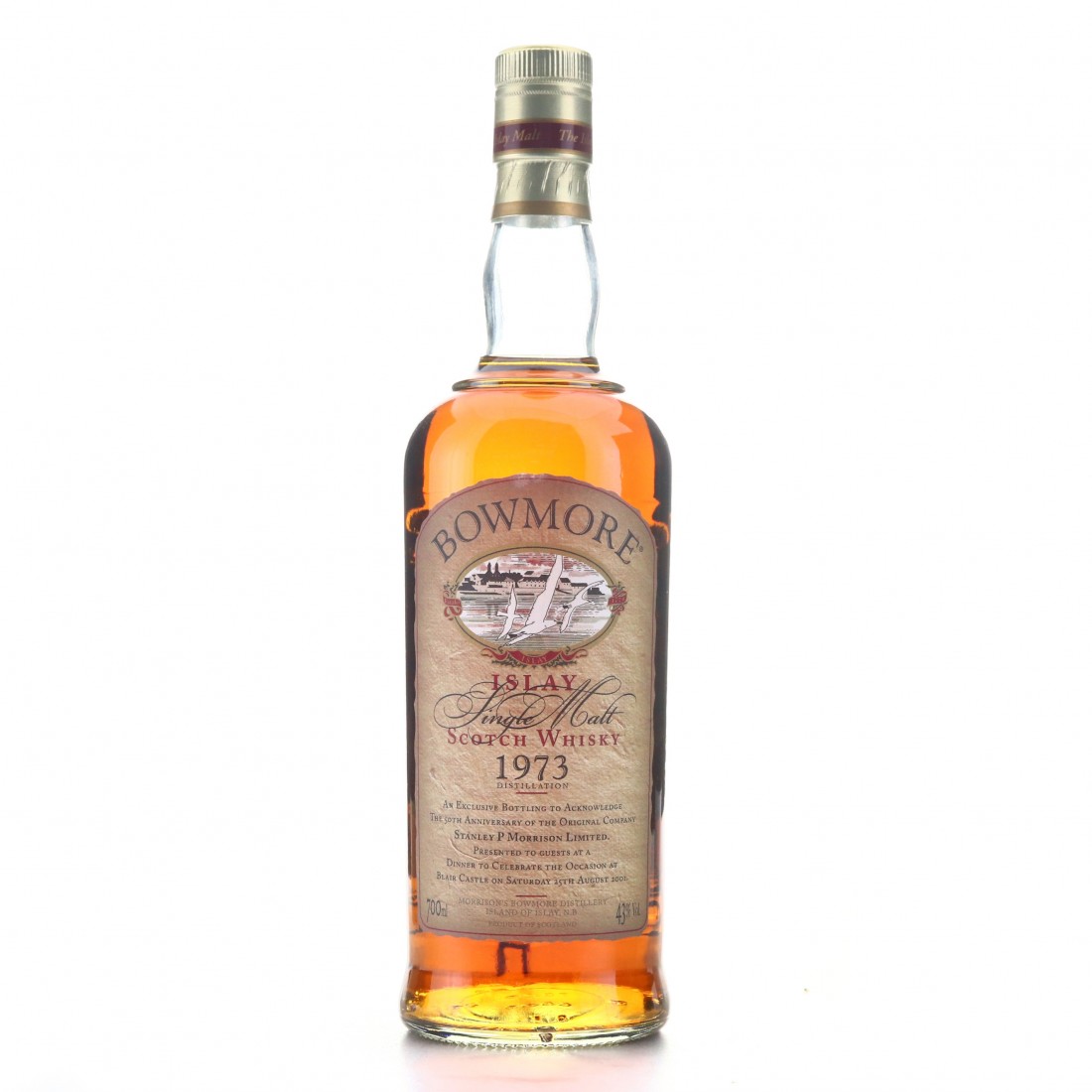Bowmore 1973 Stanley P Morrison 50th Anniversary Dinner | Whisky Auctioneer