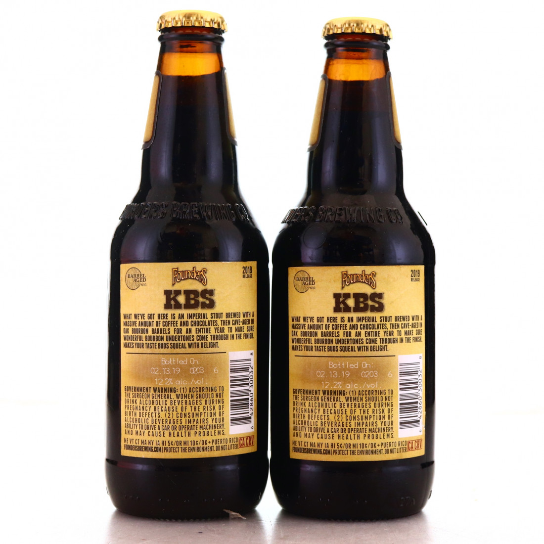 Founders Brewing KBS Flavoured Stout 2 x 35.5cl | Whisky Auctioneer