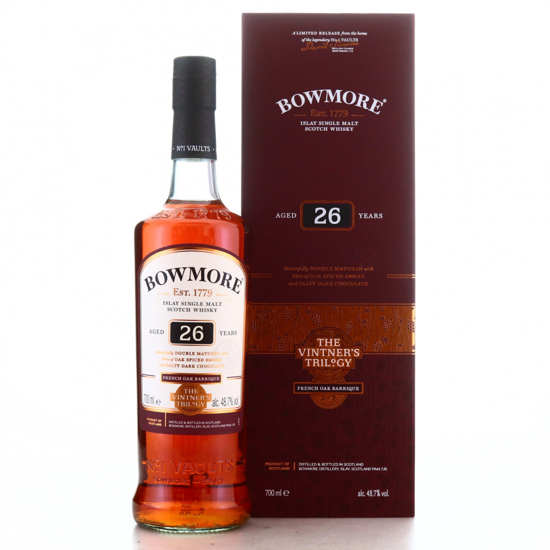 Bowmore 26 Year Old The Vintner's Trilogy II / French Oak Barrique ...