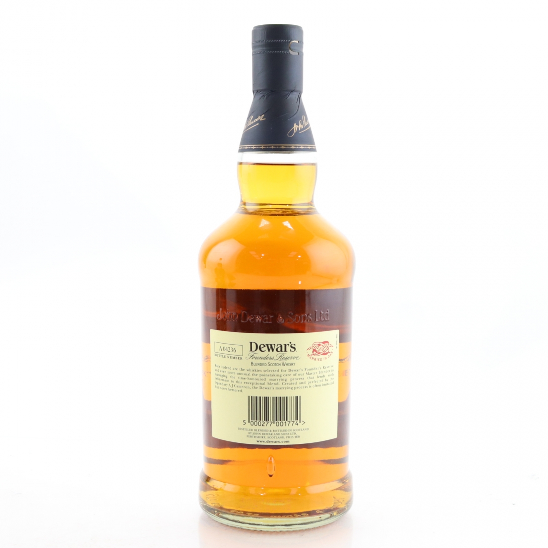 Dewar's 18 Year Old Founder's Reserve 75cl | Whisky Auctioneer