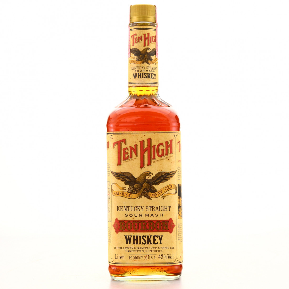 Ten High Kentucky Straight Bourbon 1990s 1 Litre | Whisky Auctioneer