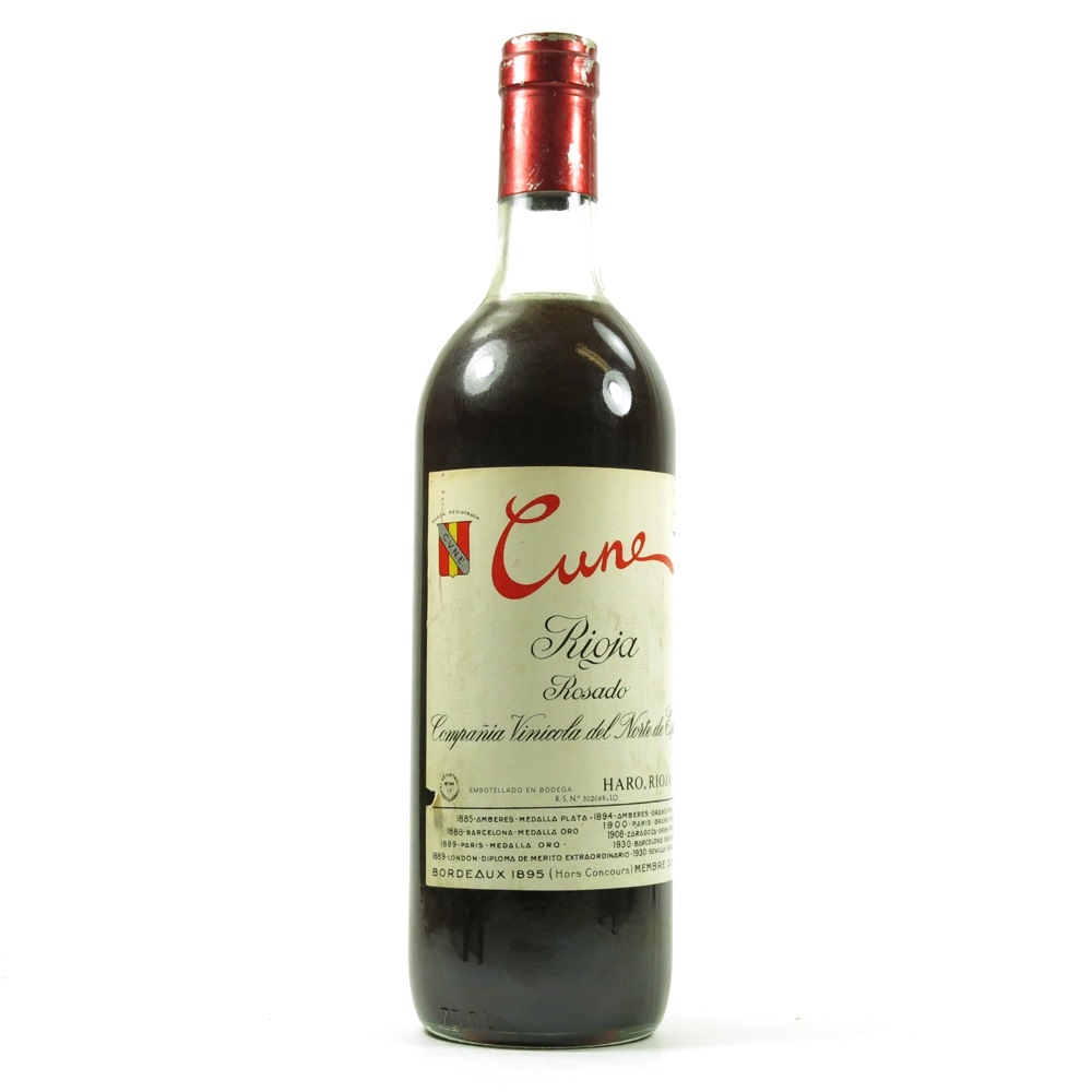CVNE Compania Vinicola del Norte de Espana Cune Rosado Rioja 1982 ...
