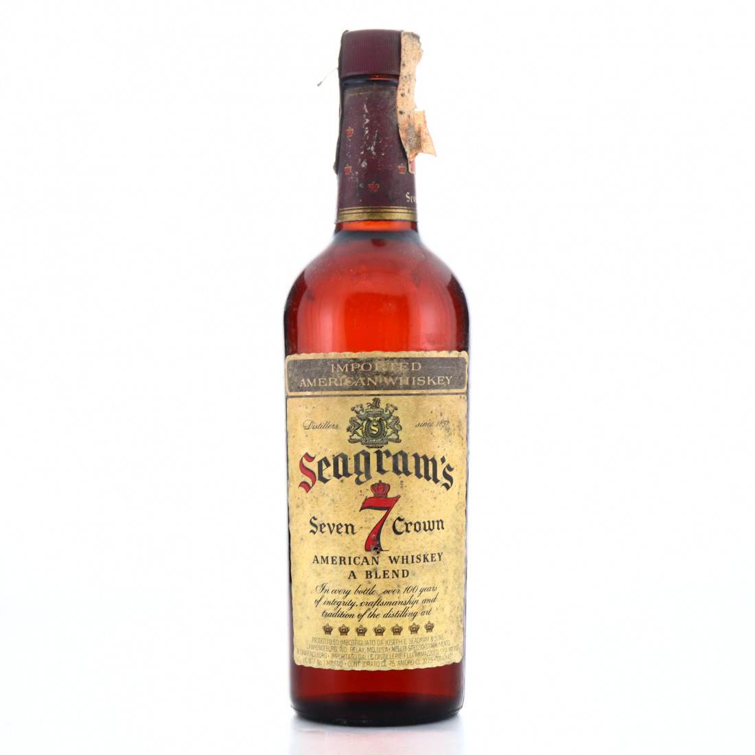 Seagram's Seven Crown American Whiskey 1972 | Whisky Auctioneer
