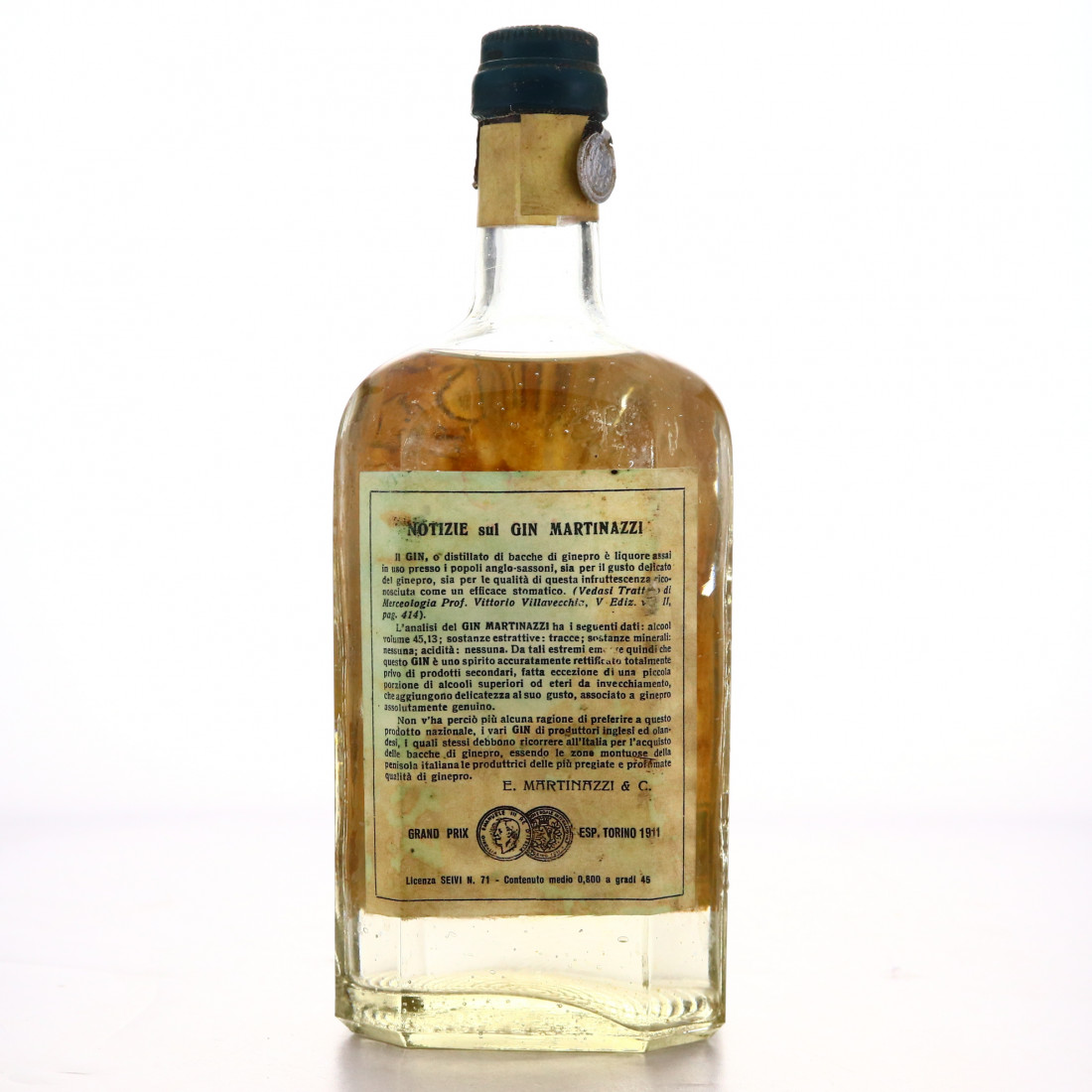 Martinazzi Dry Gin 1950s | Whisky Auctioneer