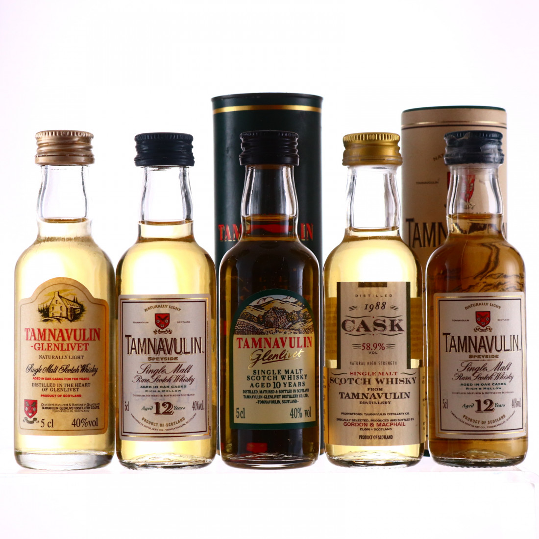 Tamnavulin Miniature x 5 | Whisky Auctioneer