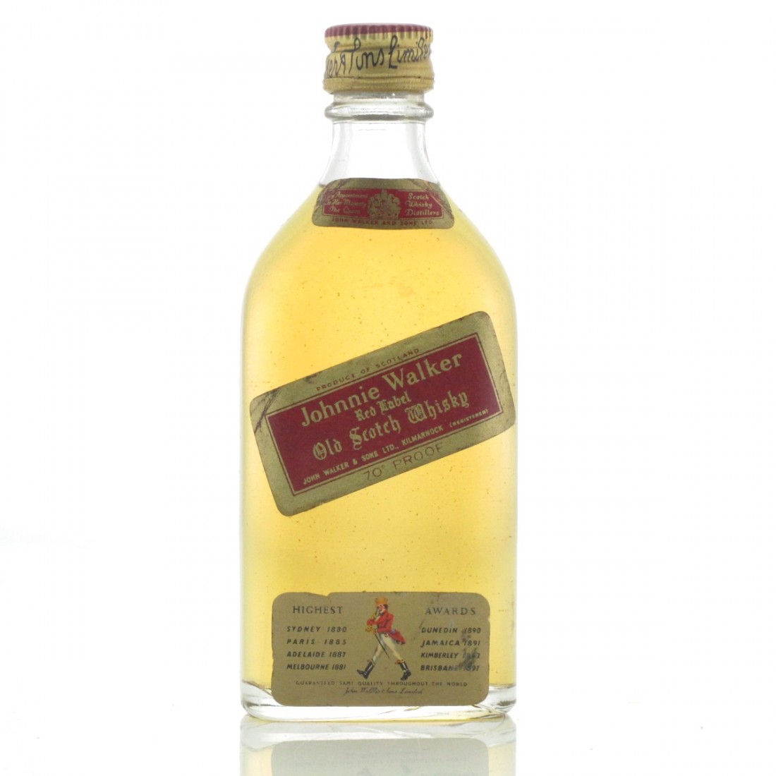 Johnnie Walker Red Label Miniature 1970s | Whisky Auctioneer