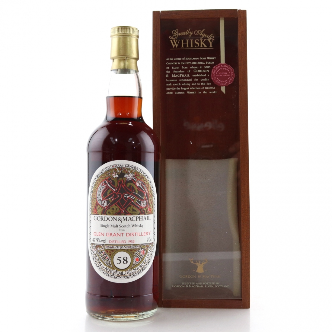 Glen Grant 1953 Gordon and MacPhail 58 Year Old 'Book of Kells' / LMDW ...