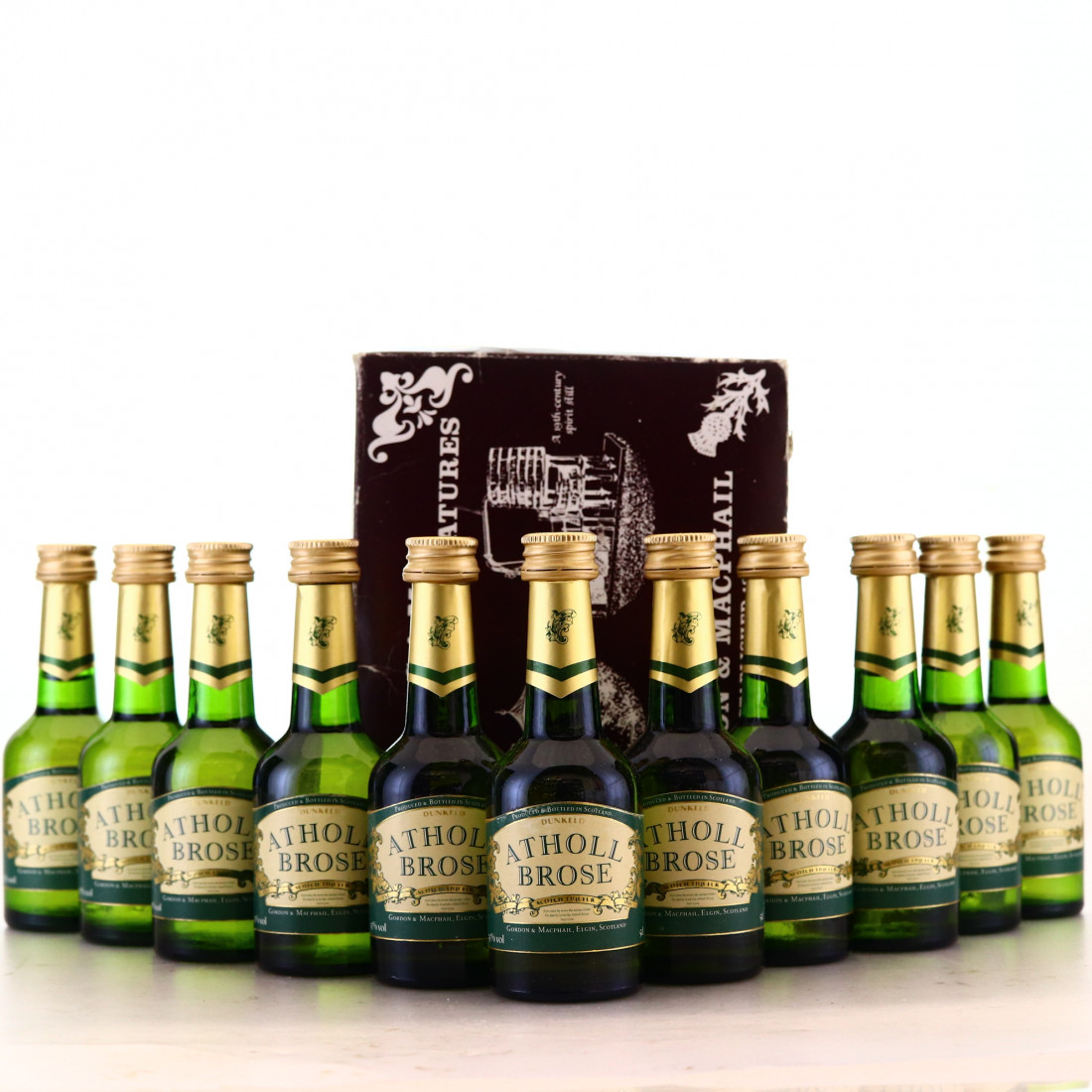 Atholl Brose Liqueur Gordon & Macphail Miniature x 11 | Whisky Auctioneer