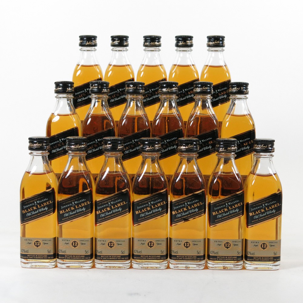 Johnnie Walker Black Label 18 x 5cl | Whisky Auctioneer